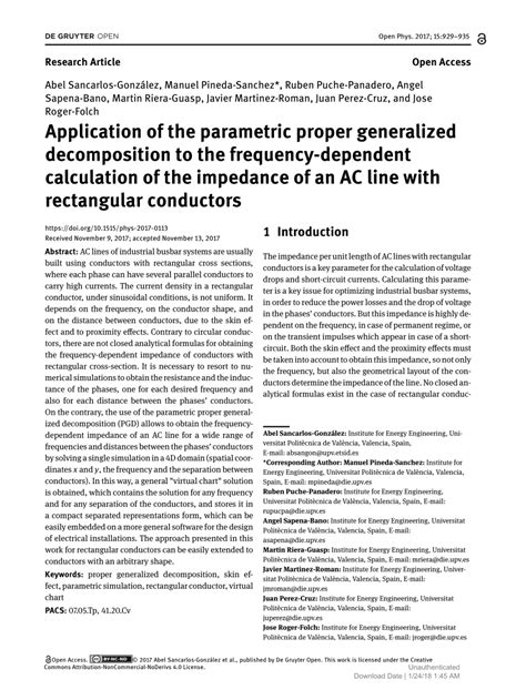Pdf Application Of The Parametric Proper Generalized Decomposition To