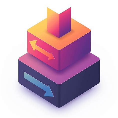 Premium Photo Infographic 3d Block