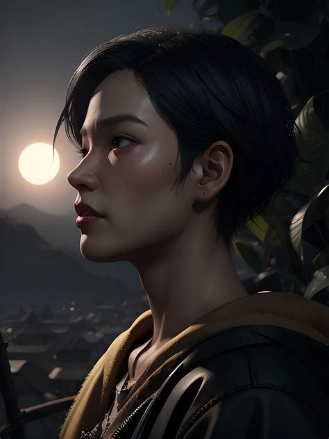 人工智能生成 月亮 女孩 Pixabay上的免费图片