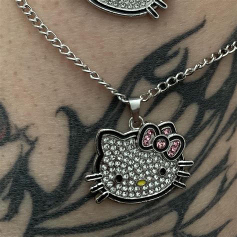 Hello Kitty Chain Necklace 🧿 ️ Hellokitty Sanrio Depop