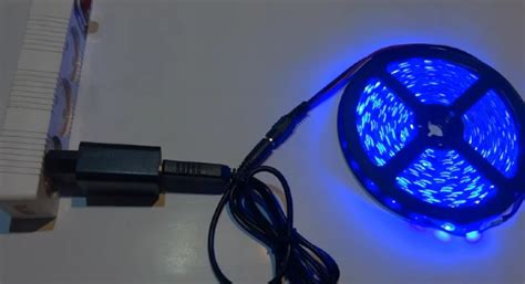 Cara Merangkai Lampu Led Strip Dengan Charger Hp