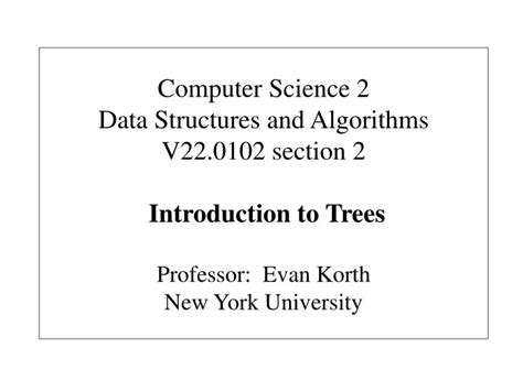 ppt computer science 2 data structures and algorithms v22 0102