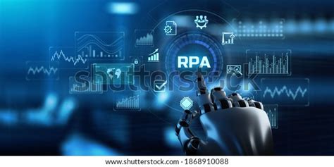 Rpa Robotic Process Automation Innovation Technology Stock Illustration Shutterstock