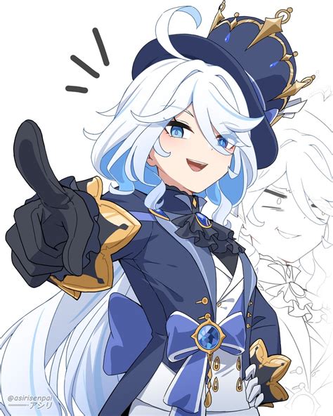Furina Genshin Impact Drawn By Asirisenpai Danbooru