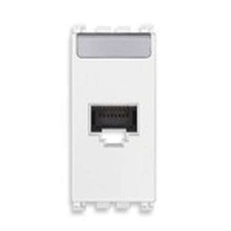 Presa Rj45 Netsafe Cat6 Utp Serie Civili Arkè Bianca 19339 13 B