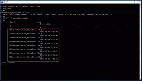 Saving Temperature Data Into An Sql Database