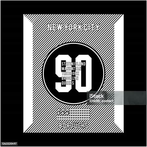 뉴욕시 브루클린의 주제에 벡터 일러스트 타이포그래피 티셔츠 그래픽 포스터 인쇄 배너 전단지 엽서 벡터 0명에 대한 스톡 벡터