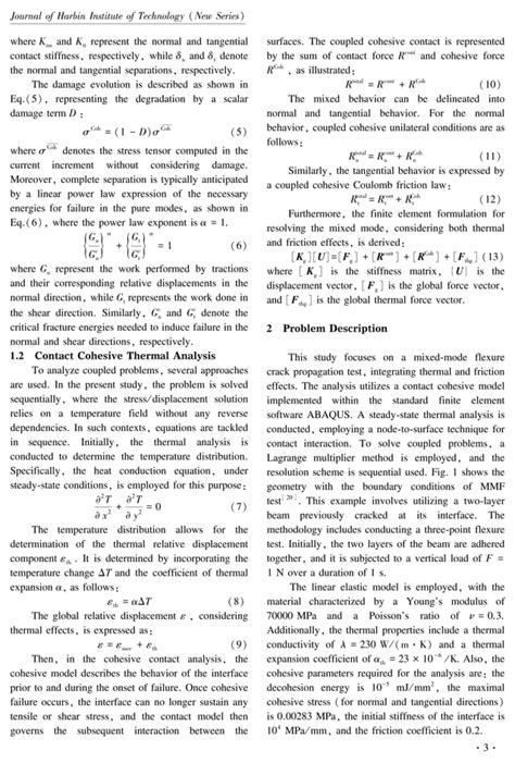 Thermal And Friction Effects On Mixed Mode Delamination Pdf
