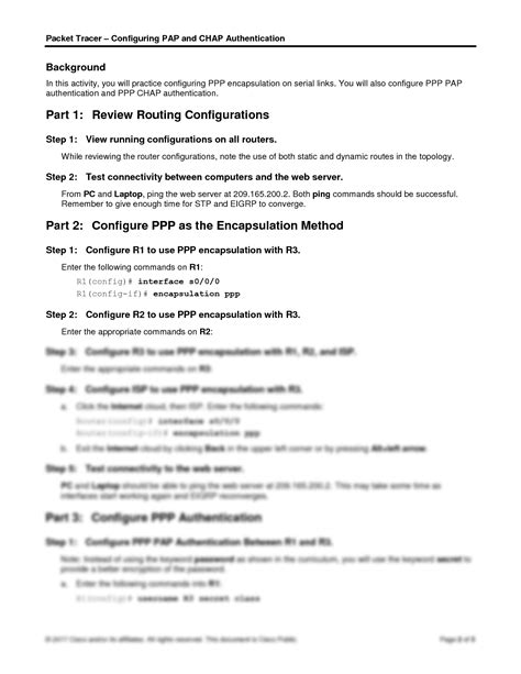 Solution Configuring Pap And Chap Authentication Studypool