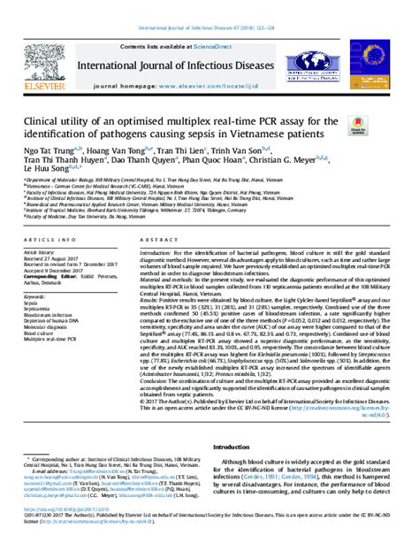 Pdf Clinical Utility Of An Optimised Multiplex Real Time Pcr Assay For The Identification Of