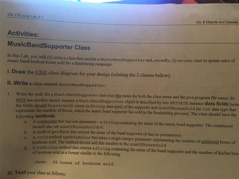 Solved Cs170 Java Lab 1 Ch 8 Objects And Classes