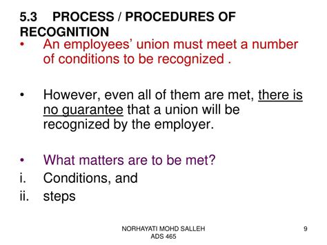 PPT TOPIC 5 RECOGNITION OF TRADE UNIONS PowerPoint Presentation Free Download ID 1451342