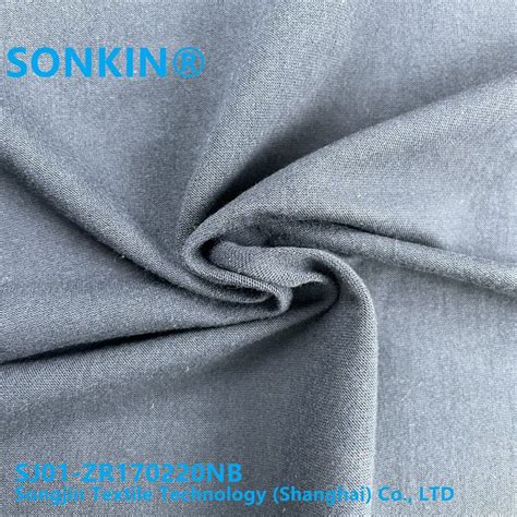 220gsm Modacrylic Cotton Flame Retardant Anti Static Knitted Fire Retardant Fabric Modacrylic