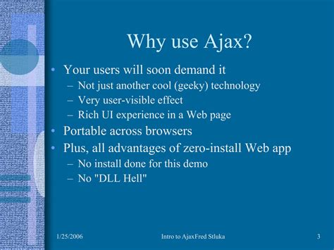 Simple Introduction To Ajax And How To Useppt Ppt Web Design And