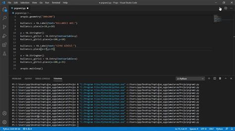 Python İle Basit Bir Uygulama Yapma YouTube