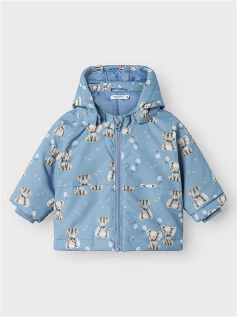 Name It Max Pa Jacket All Over Print Blå Getinspiredno