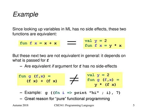 Cse341 Programming Languages Lecture 12 Equivalence Ppt Download