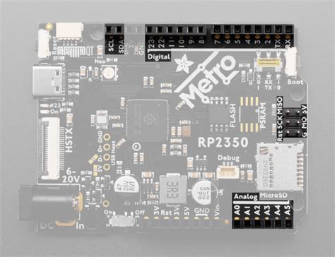 Pinouts Adafruit Metro Rp2350 Adafruit Learning System