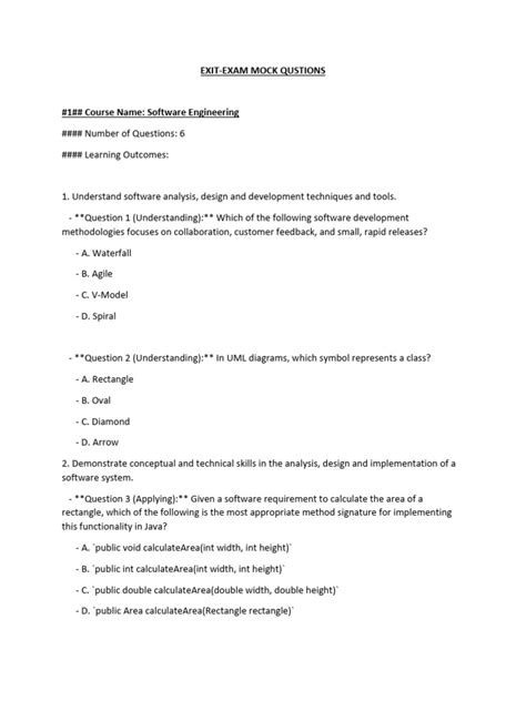 Csc Exit Exam Mock Questions Pdf World Wide Web Internet And Web