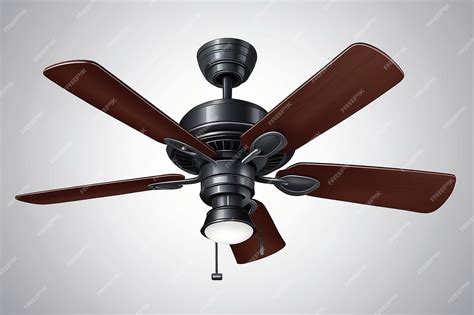 Ceiling Fan Front View Vector Illustration Premium Ai Generated Image