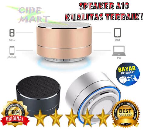 Bisa Cod Speaker Bluetooth Portable A10 Super Bass Lazada Indonesia