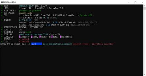 Connect Error Operation Canceled Issue Xmrig Xmrig GitHub