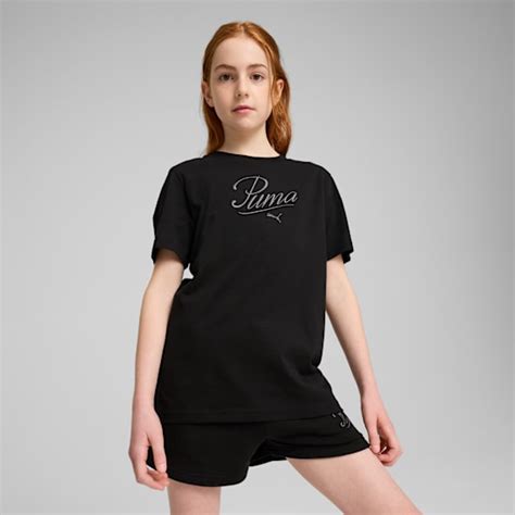 Essentials Script Tee Youth Puma