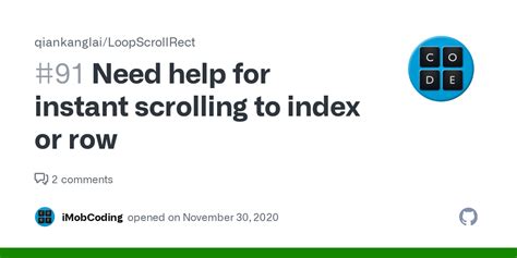 Need Help For Instant Scrolling To Index Or Row Issue Qiankanglai LoopScrollRect GitHub