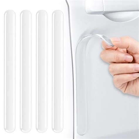 4 шт., невидимые автомобильные наклейки на ручки автомобиля | AliExpress