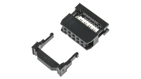 Rs Pro 10 Way Idc Connector Socket For Cable Mount 2 Row Rs