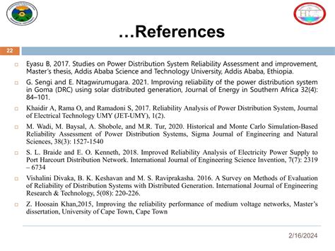 Reliability Assessment Of Power Distribution System Pptx