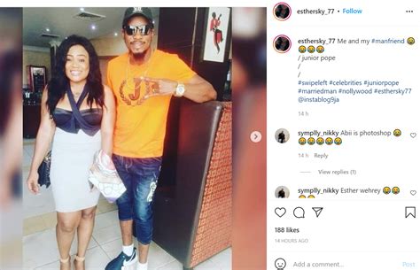 Me And My Manfriend Actress Esther Nwachukwu Captions Photo Of