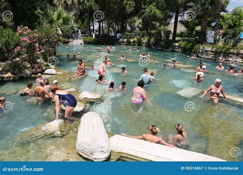 Antique Pool In Hierapolis Ancient City Turkey Editorial Photography