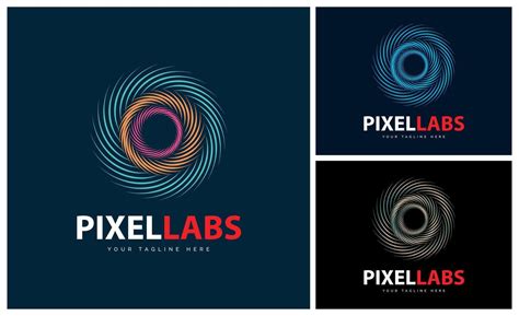 Pixel Labs Modern Pixel Sign Logo Set Template Design 51597237 Vector