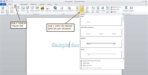 How To Make A Footer In Microsoft Word Printable Templates Your Go To Resource For Every Need