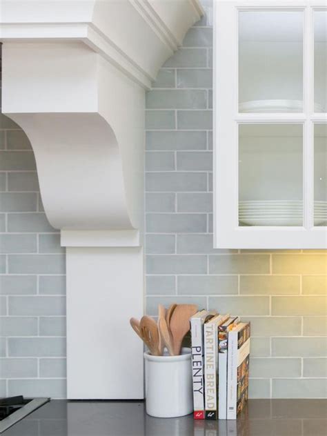 Blue Subway Tile Kitchen Dandk Organizer