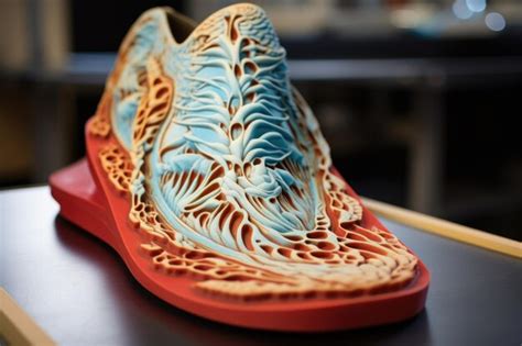 Premium Ai Image Orthotic Insoles Freshly Printed On A D Printer Bed