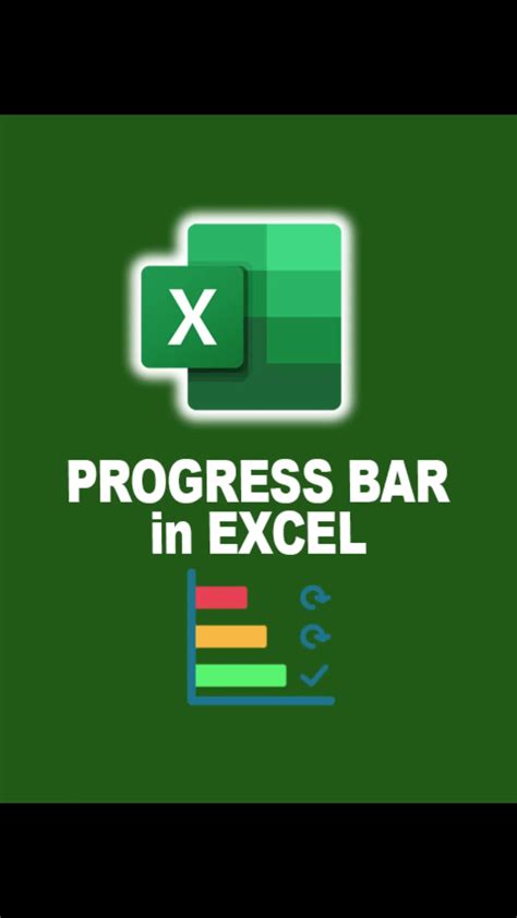 ms excel how to do custom progress bar reelsfb microsoftexcel