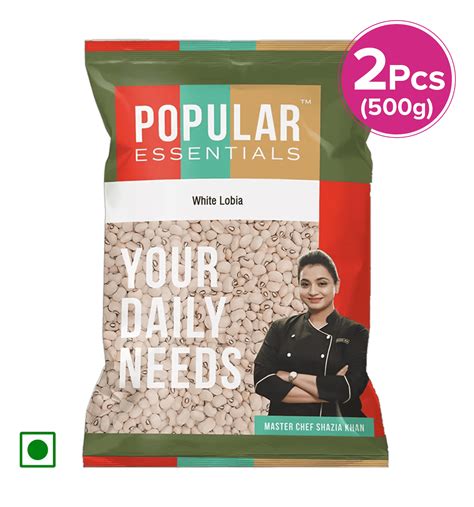 Buy Popular Essentials White Lobia Undefined Online At Rs Undefined