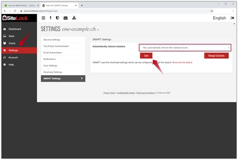 Set Up Sitelock Security Support