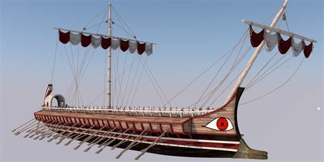 Trireme 3d Model 49 C4d Wrl Obj 3ds Free3d