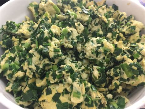 韭菜炒鸭蛋 鸭蛋炒韭菜的副作用 韭菜花 第8页 大山谷图库