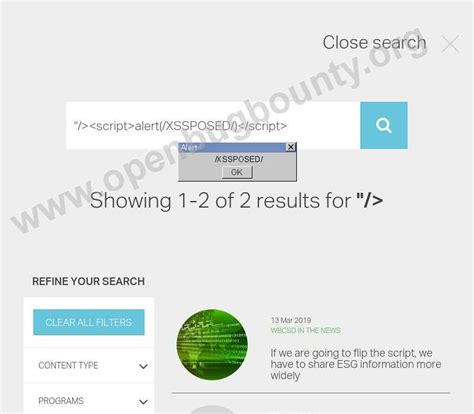 Cross Site Scripting Vulnerability Obb 897326 Open Bug Bounty