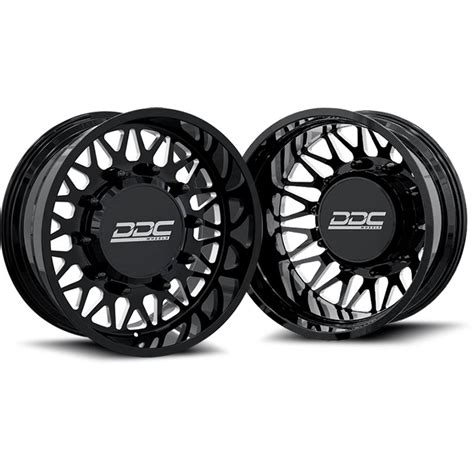 Ddc Wheels 225 22 24bm As The Mesh Forged Dually Wheel Set Black Xdp