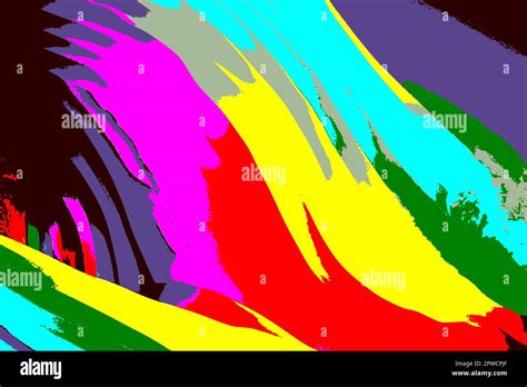 An Abstract Rainbow Background Vector Illustration Stock Vector Image