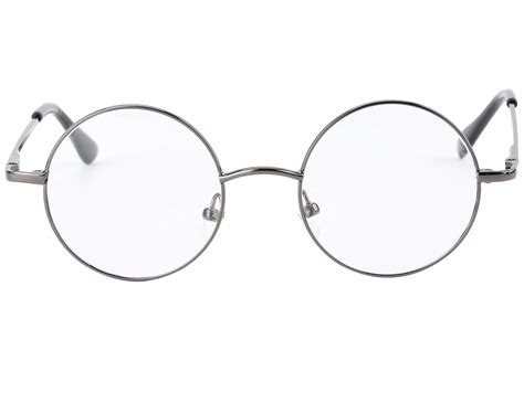 Buy Agstumround Retro Metal Optical Grade Glasses Frame Clear Lens