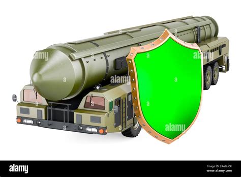 Scud Missile Mobile Short Range Ballistic Missile System With Shield