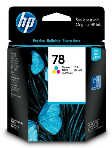 Hp 78 Tri Color Original Ink Cartridge C6578da Shop Thailand