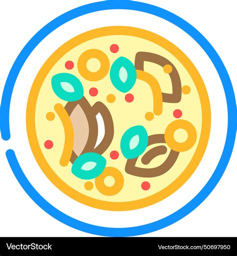Clam Chowder Sea Cuisine Color Icon Royalty Free Vector