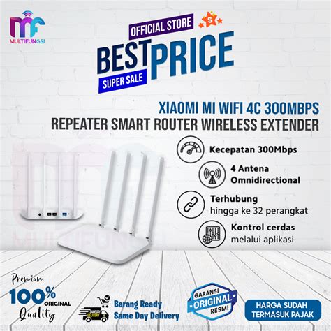Jual Xiaomi Mi Wifi C Mbps Repeater Smart Router Wireless Extender Shopee Indonesia